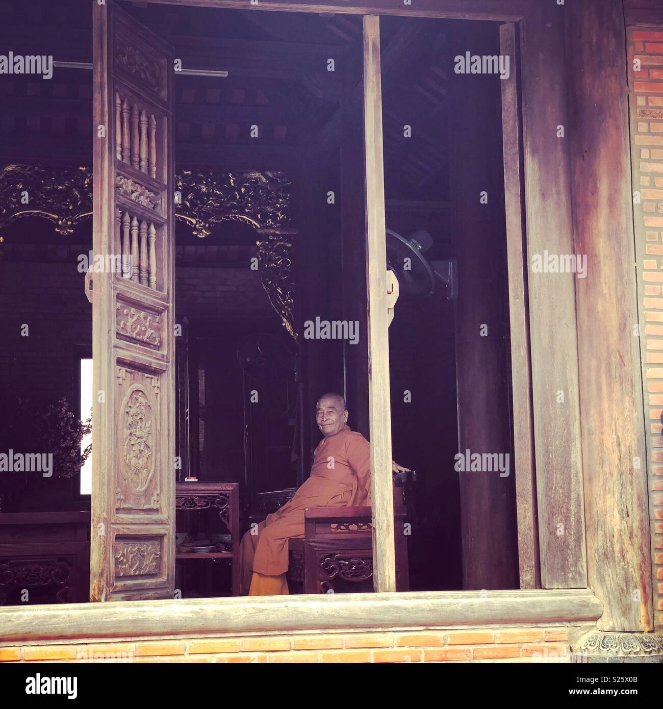 Happy monk hi-res stock photography and images - Alamy