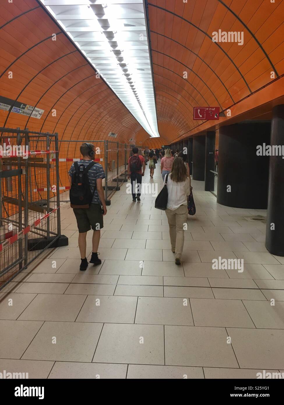 Marienplatz underground station - Munich‘s public transport hub Stock ...