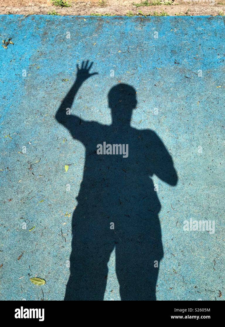 Me and my shadow Stock Photo - Alamy