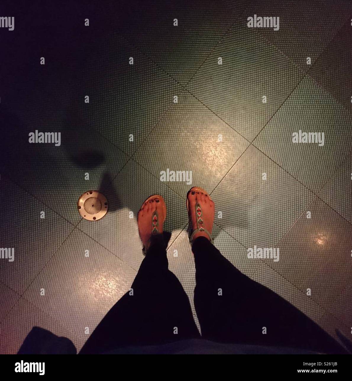 Feet from above Stock Photo - Alamy