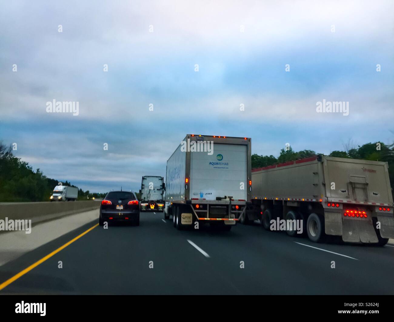 Driver's view motorway hi-res stock photography and images - Alamy