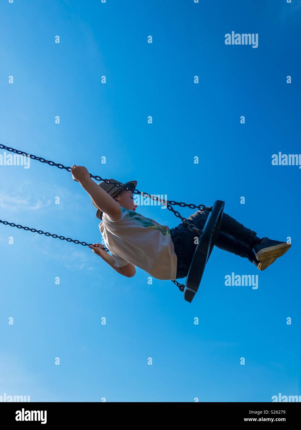 Flying swing hi-res stock photography and images - Alamy