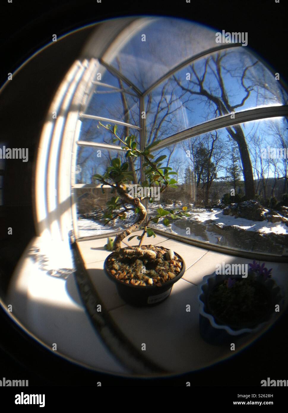 Fisheye window view hi-res stock photography and images - Alamy