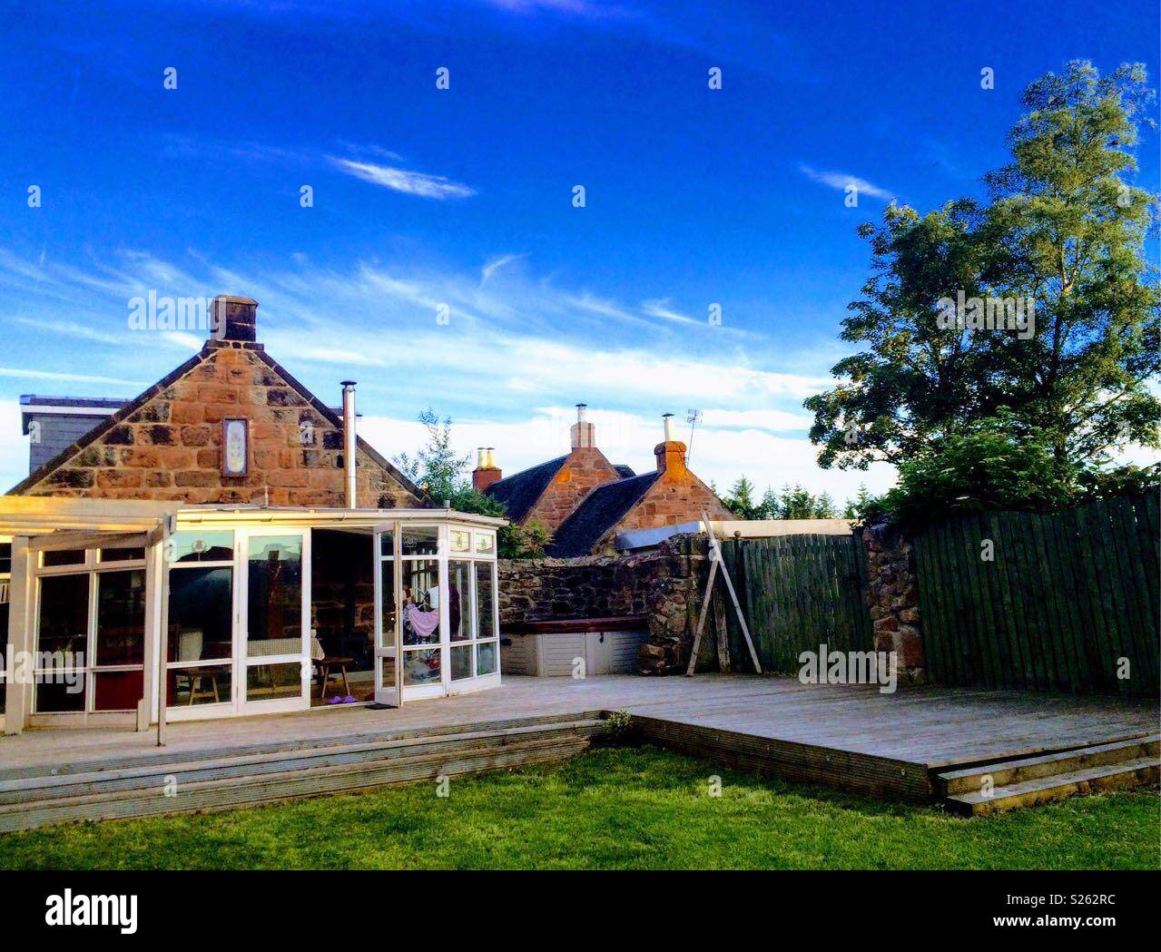 Beautiful house, Scotland Stock Photo - Alamy