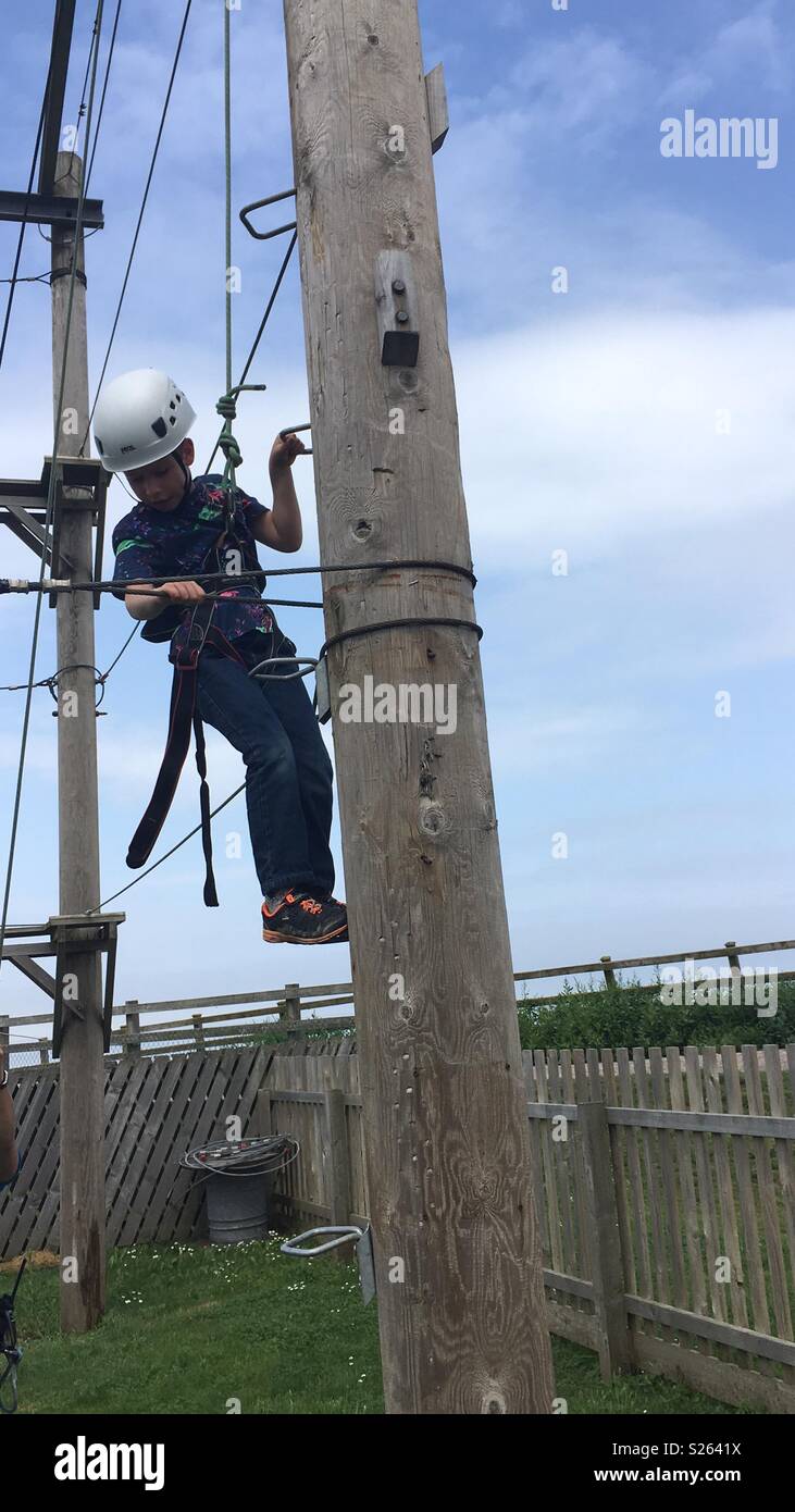 Old climbing ropes hi-res stock photography and images - Alamy