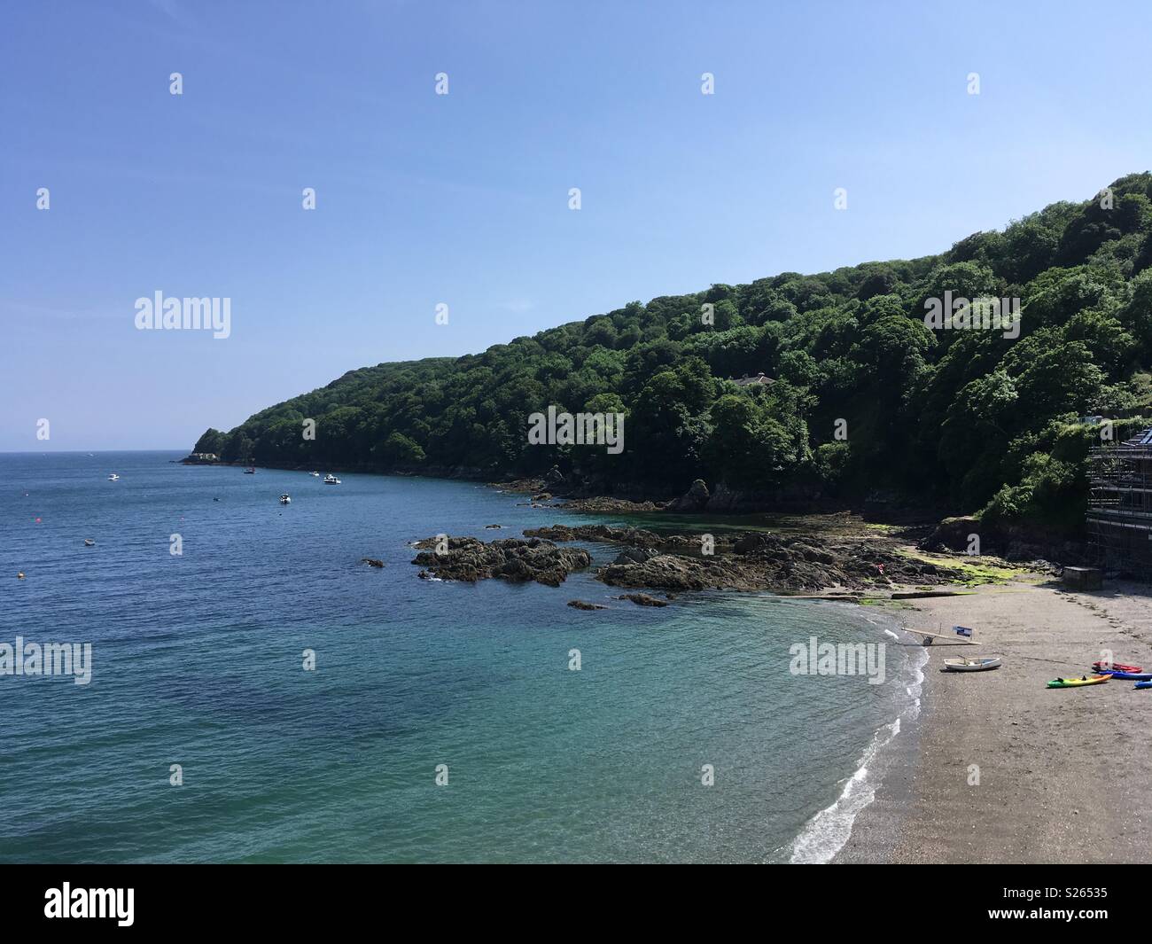Cawsand Beach, Cornwall Stock Photo - Alamy