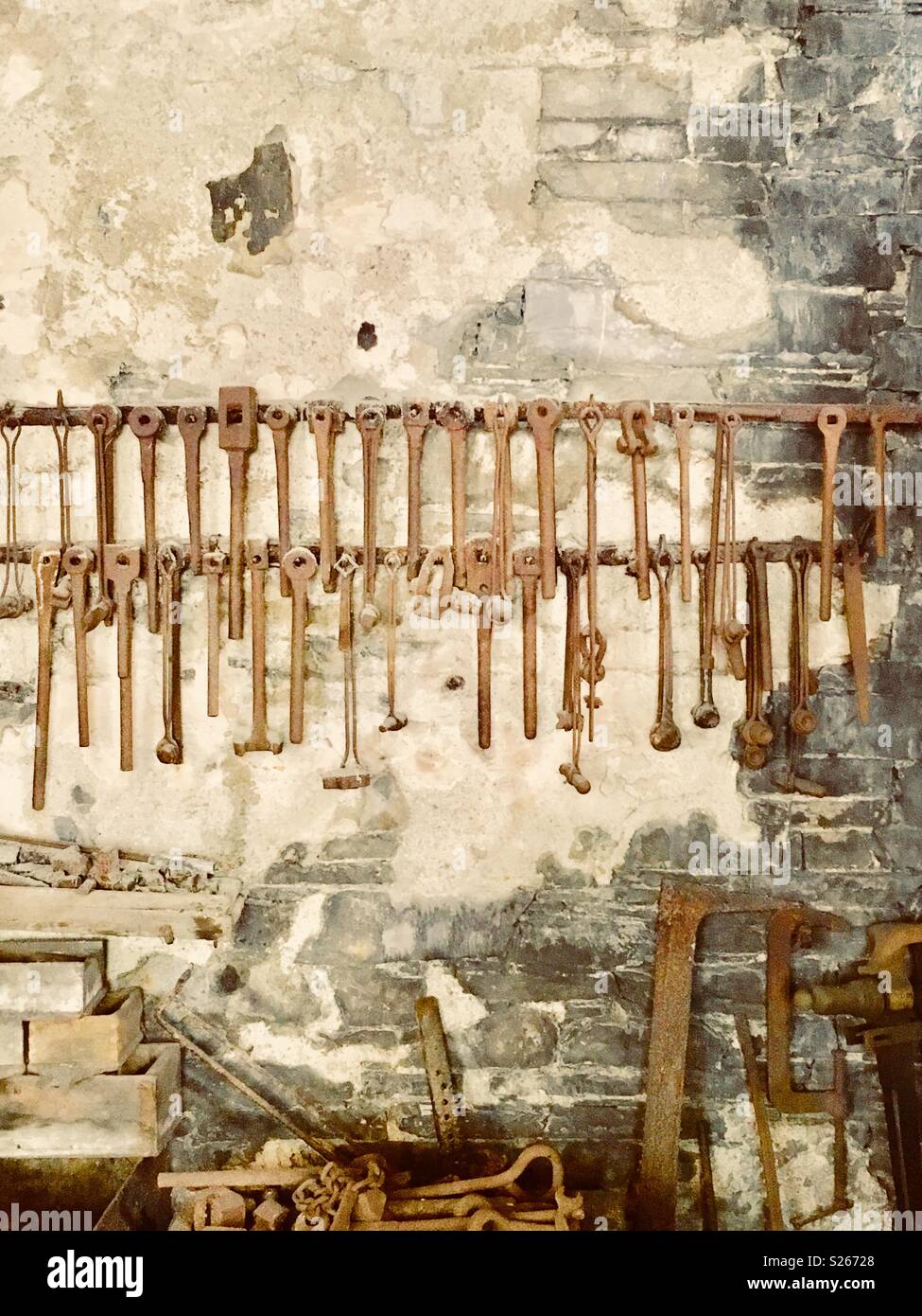 Rusty Tools 1 Stock Photo - Alamy