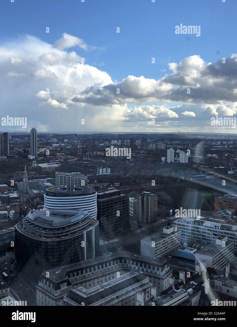 View from the London eye Stock Photo - Alamy
