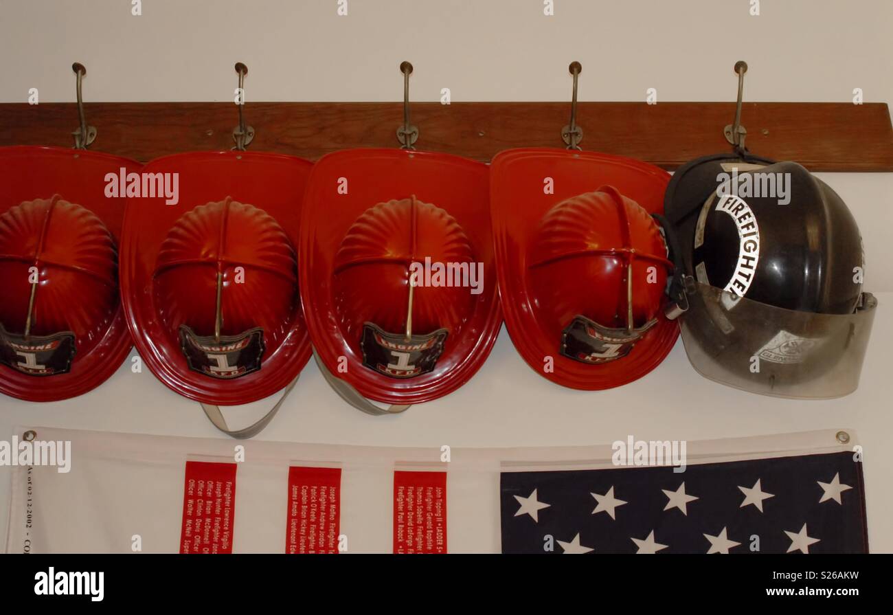 Fire helmets hi-res stock photography and images - Alamy