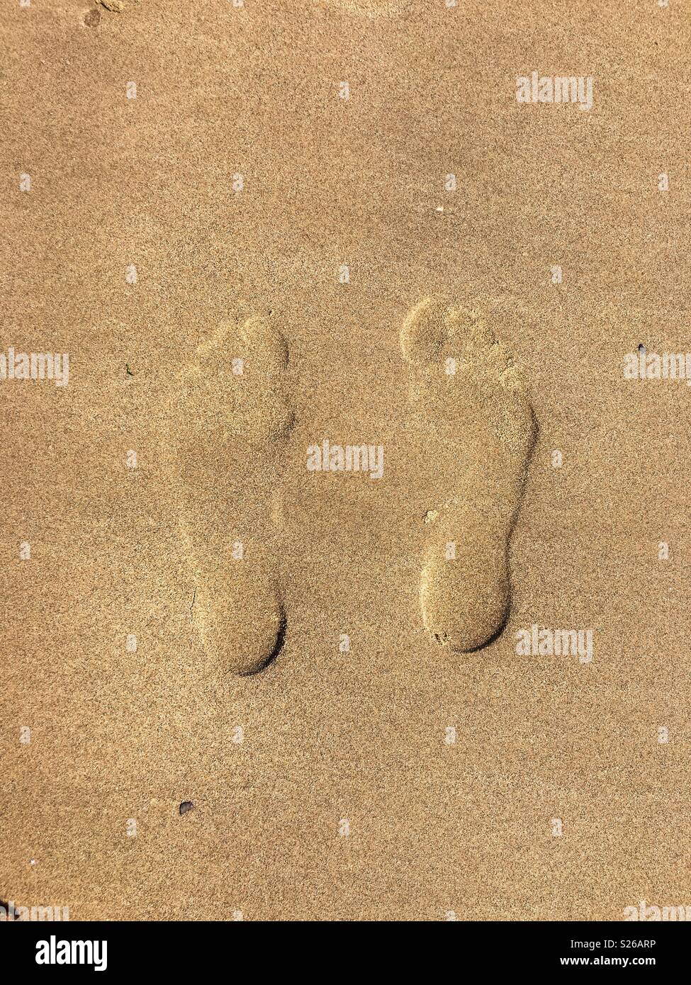 Sandy footprints hi-res stock photography and images - Alamy