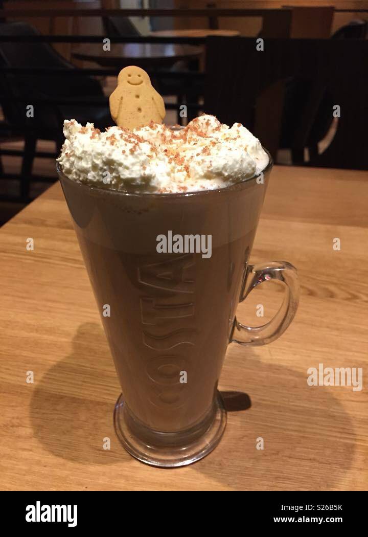 Gingerbread latte gingerbread man hi-res stock photography and images ...