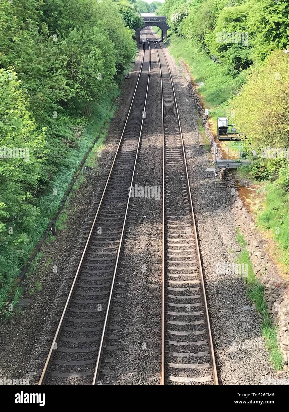 Train tracks and bridge hi-res stock photography and images - Alamy