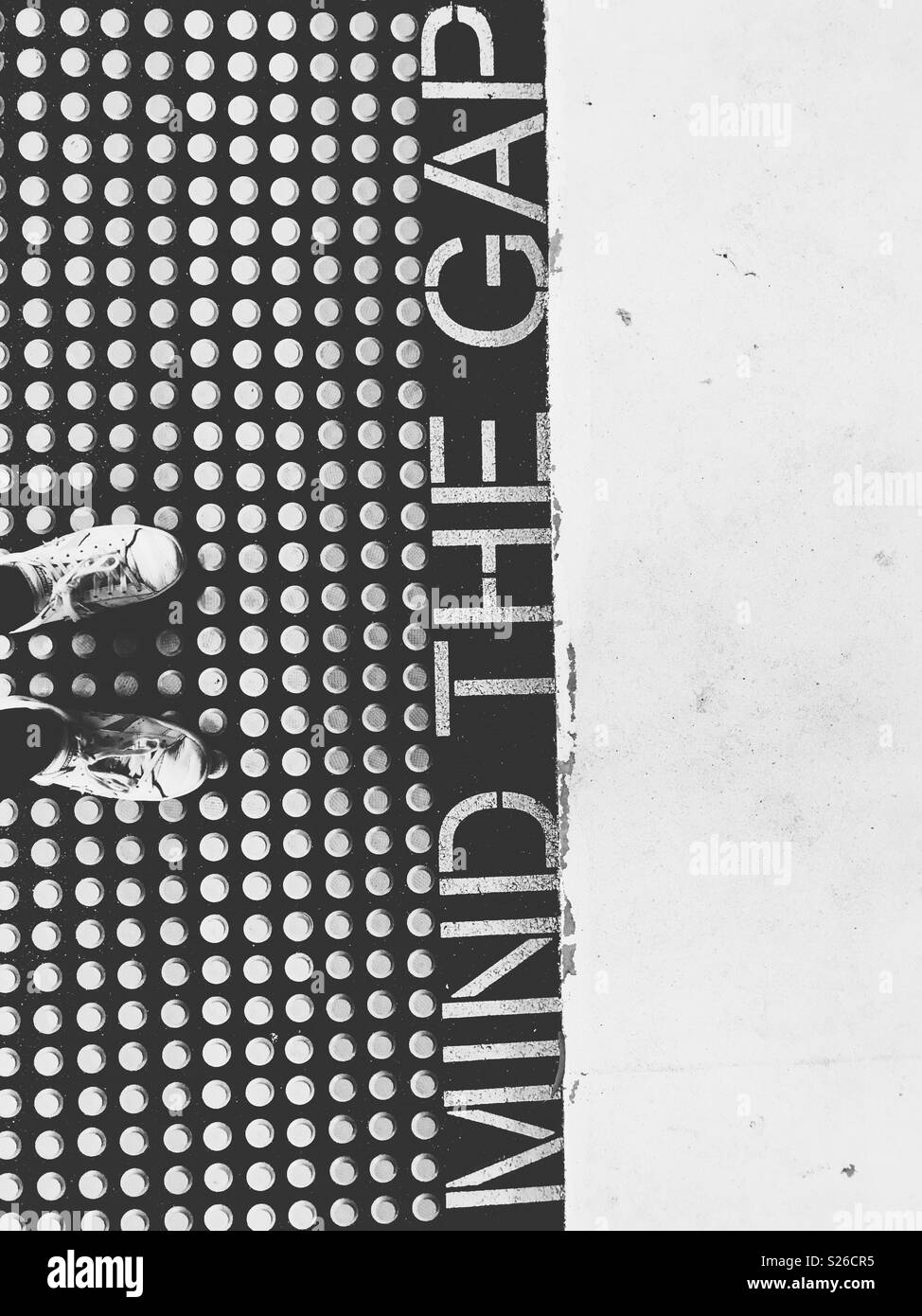 Mind the gap Stock Photo - Alamy