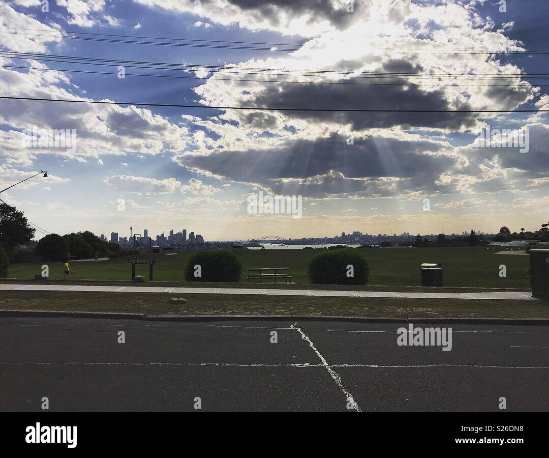 Sun in Sydney Stock Photo - Alamy