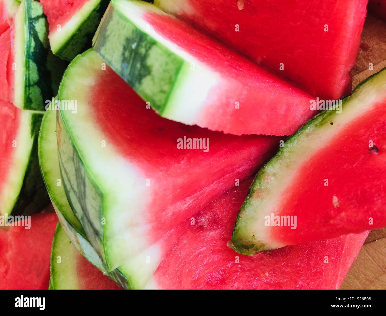 Watermelon slices 2 Stock Photo - Alamy
