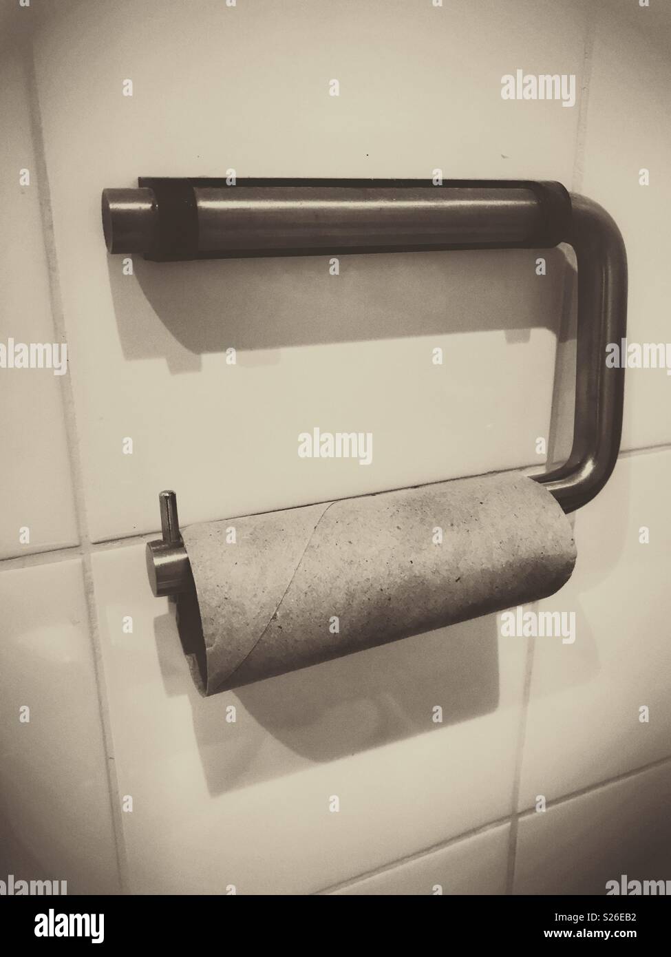 Empty toilet roll hi-res stock photography and images - Alamy