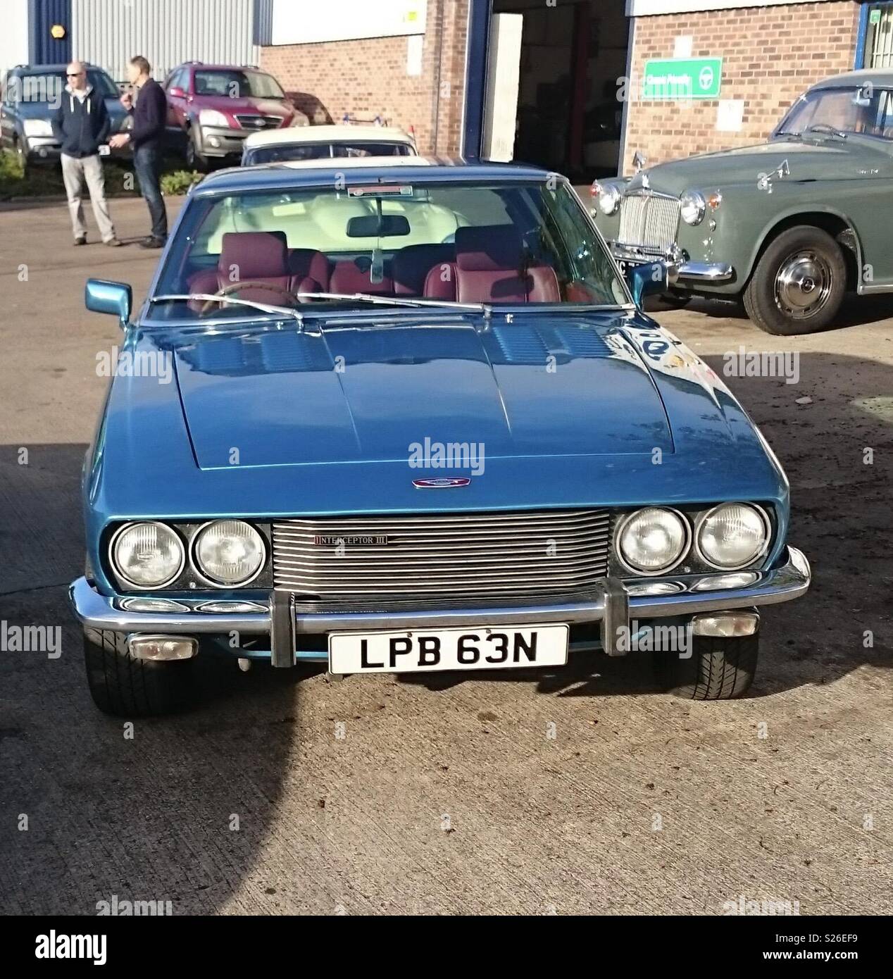 Jensen Interceptor Blue High Resolution Stock Photography and Images ...