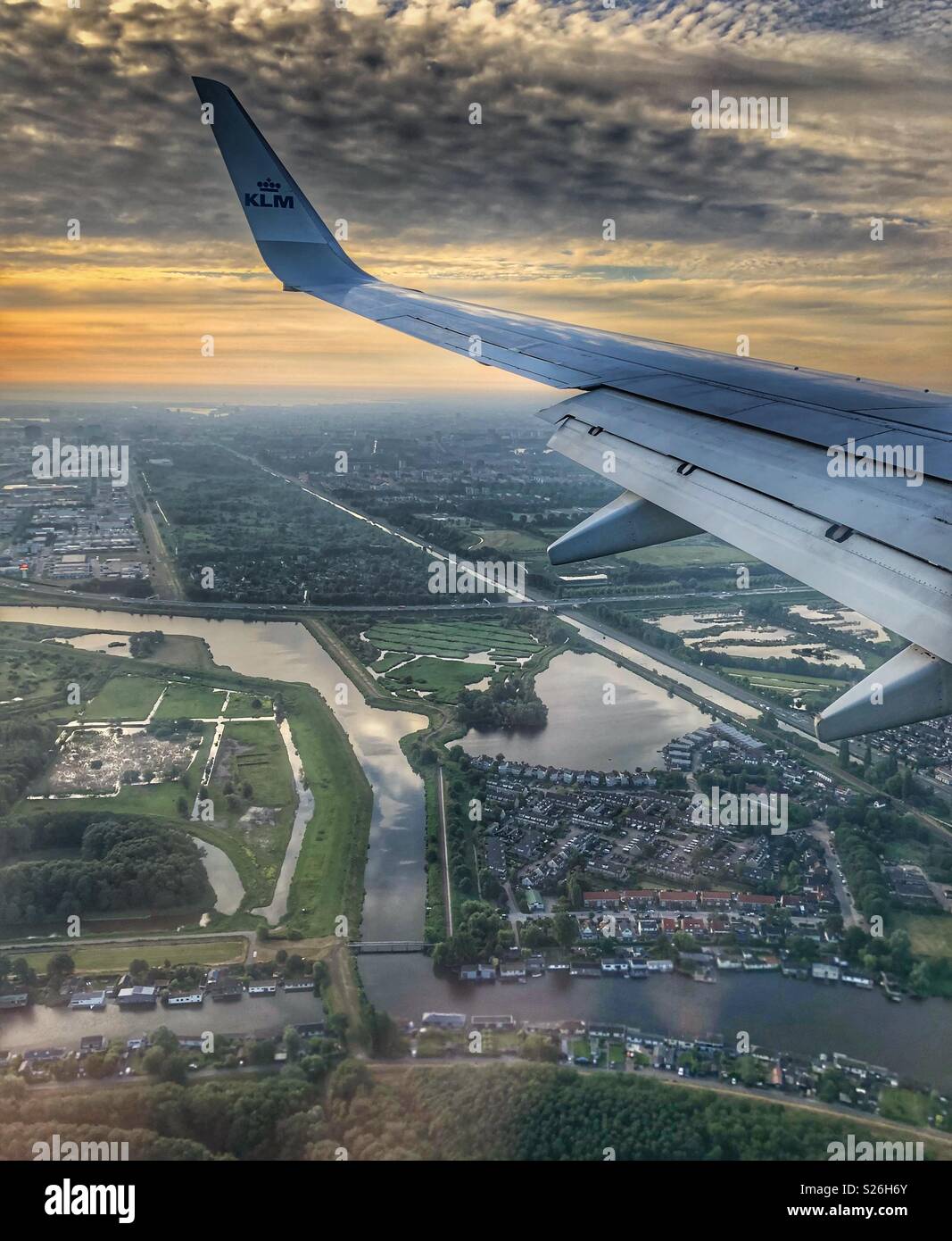 Klm plane early morning hi-res stock photography and images - Alamy