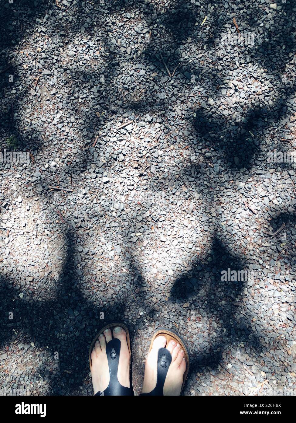 Shadows of feet hi-res stock photography and images - Alamy