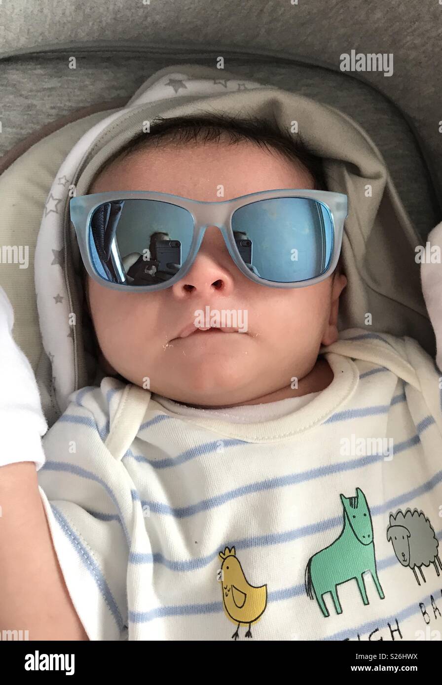 Cool sunglasses baby Stock Photo - Alamy