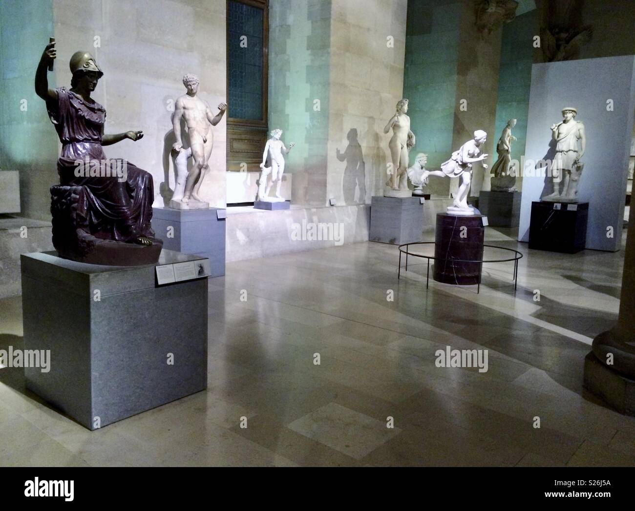 Statues at the Louvre Stock Photo - Alamy