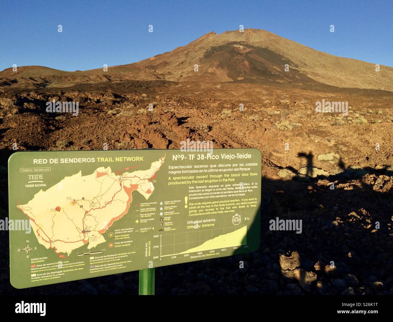 Mount teidi National Park Stock Photo - Alamy