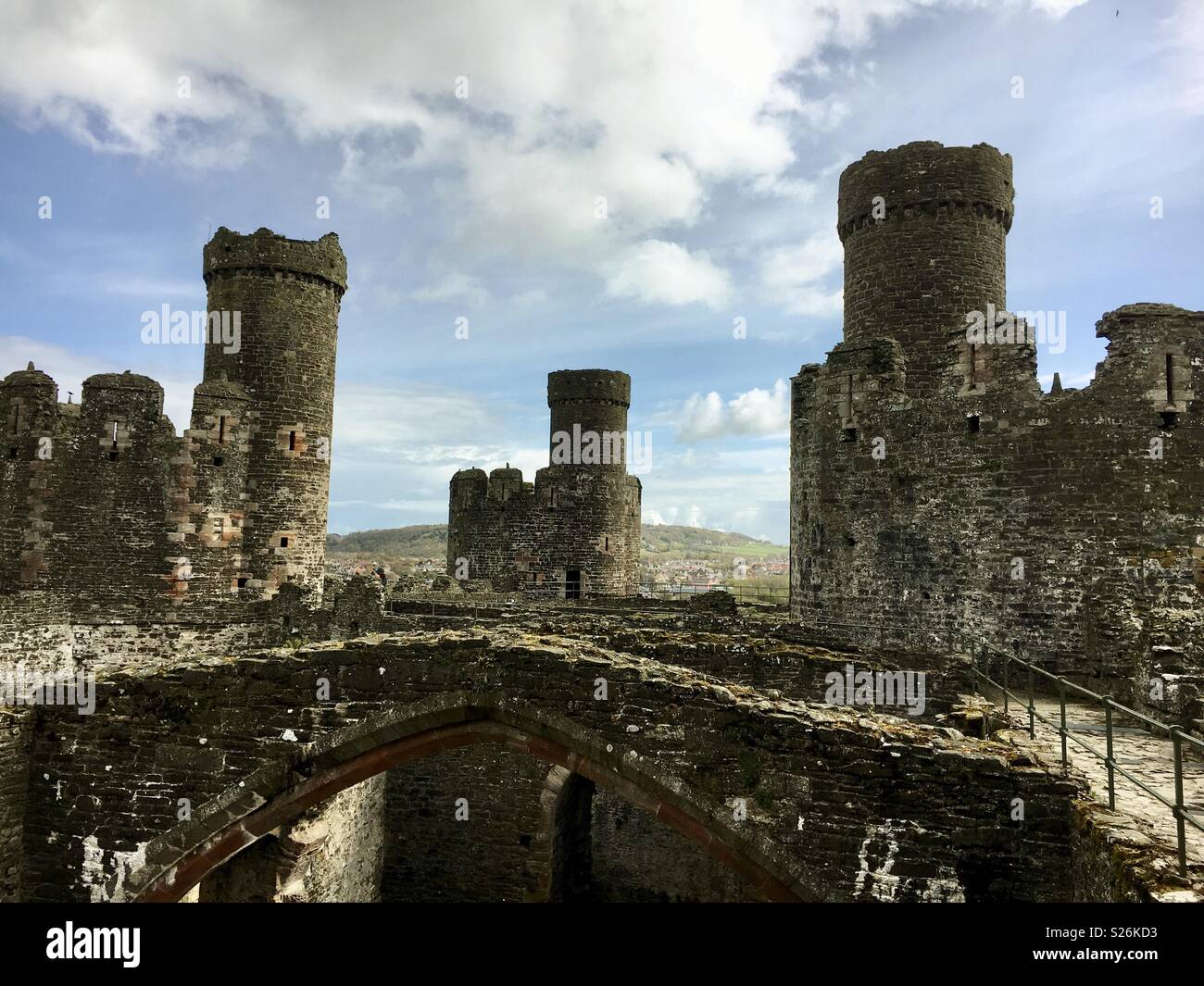 Llandudno wales conwy castle hi-res stock photography and images - Alamy