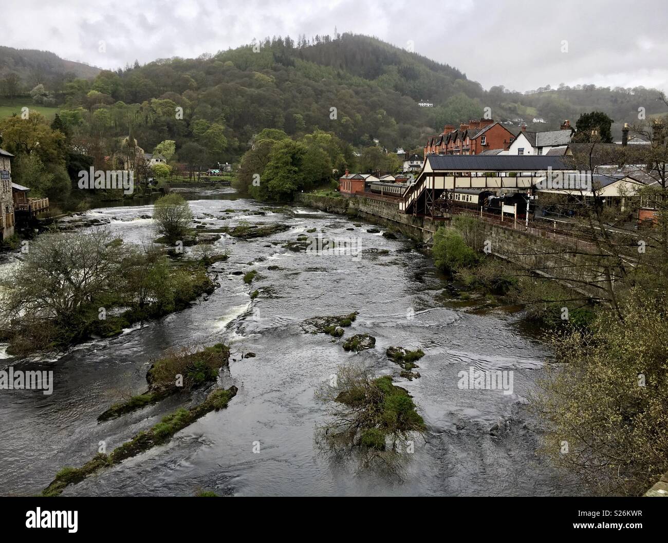 River Dee Llangollen Stock Photo - Alamy