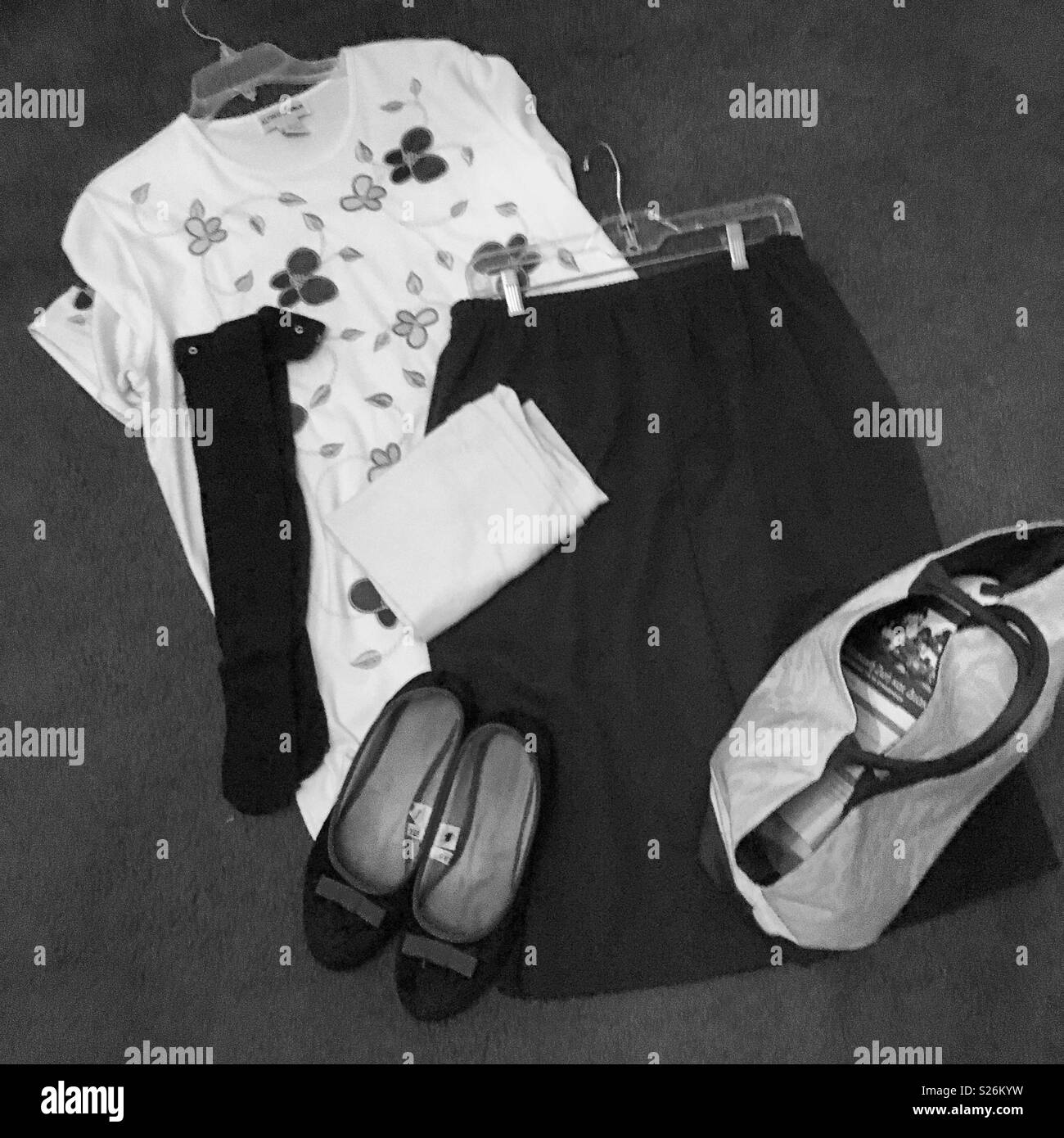 Laid out clothes hi-res stock photography and images - Alamy