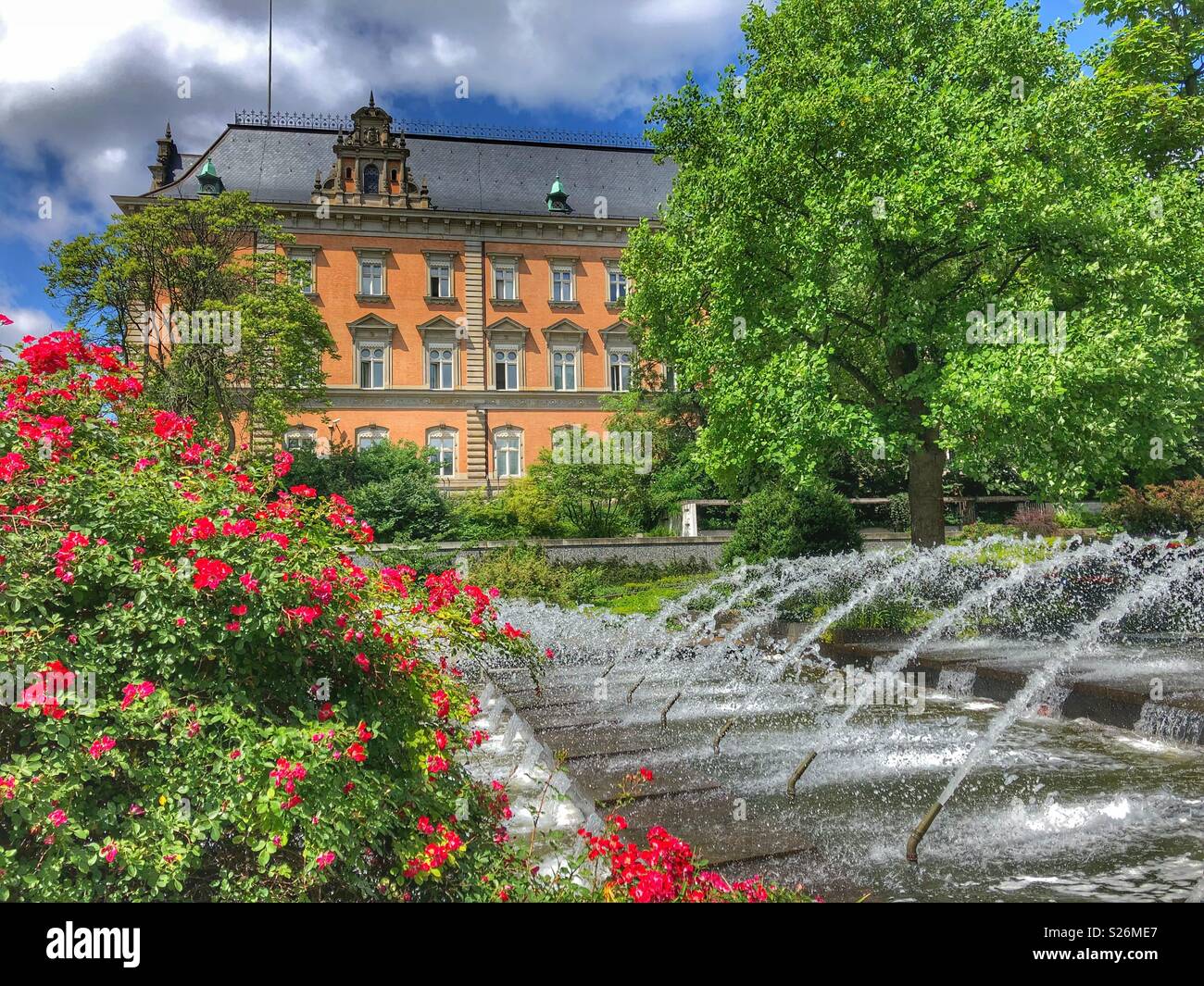 A peaceful garden setting in Hamburg, Germany Stock Photo - Alamy