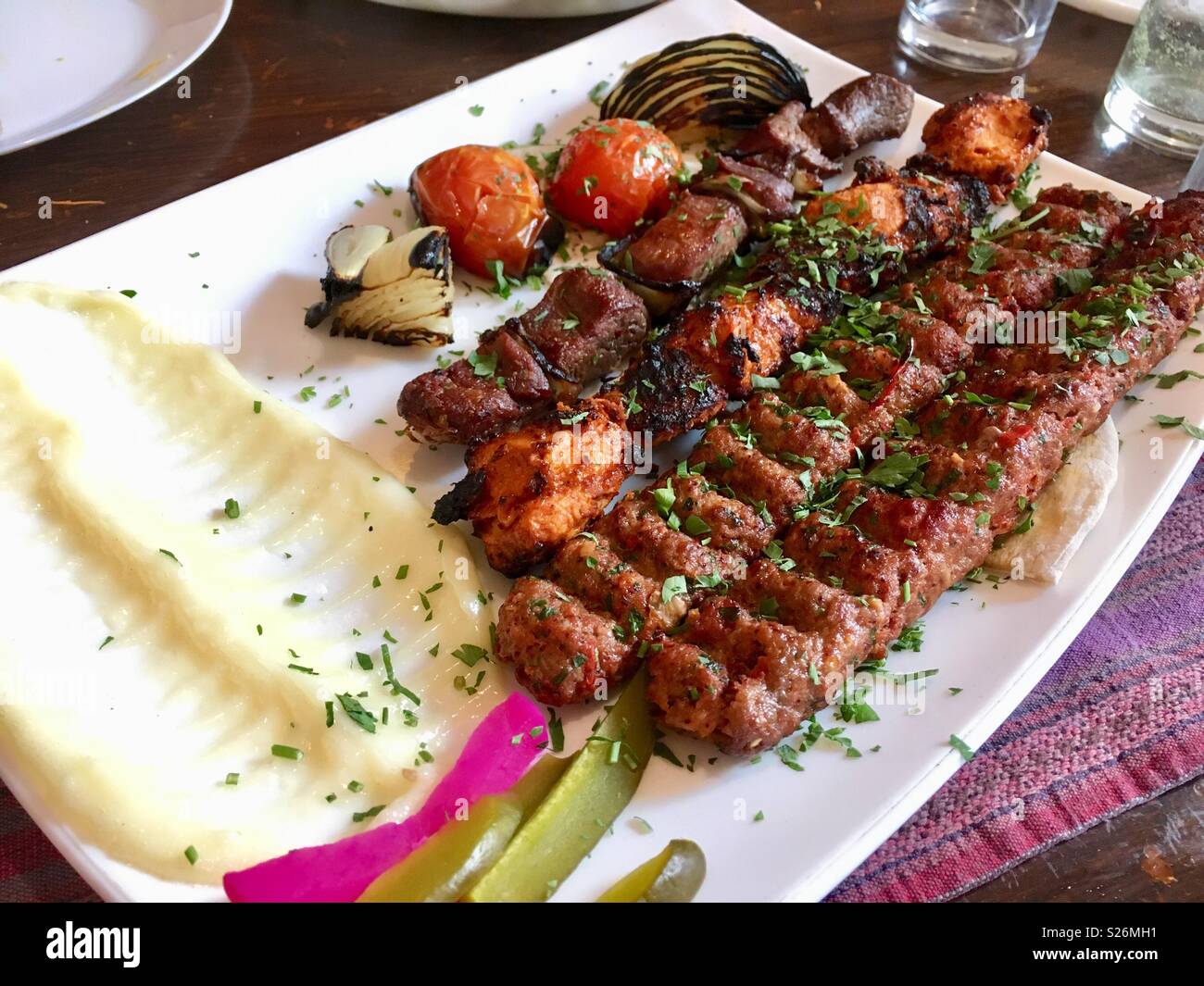 Syrian Meat Feast Stock Photo - Alamy