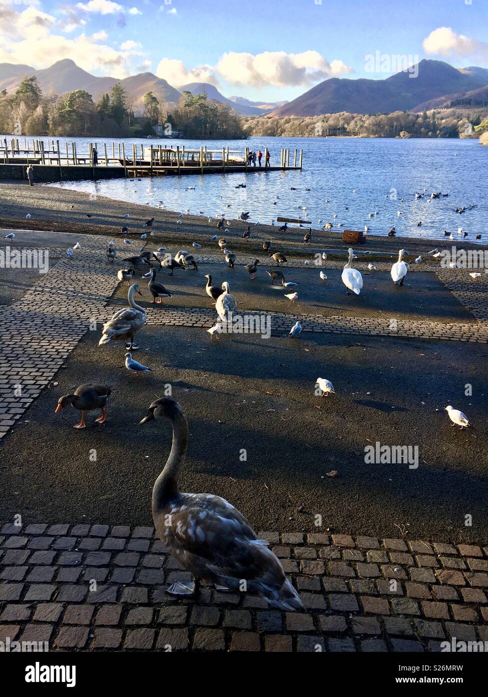 Keswick derwent water Stock Photo - Alamy
