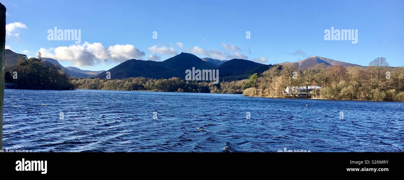 Keswick derwentwater Lake District Stock Photo - Alamy