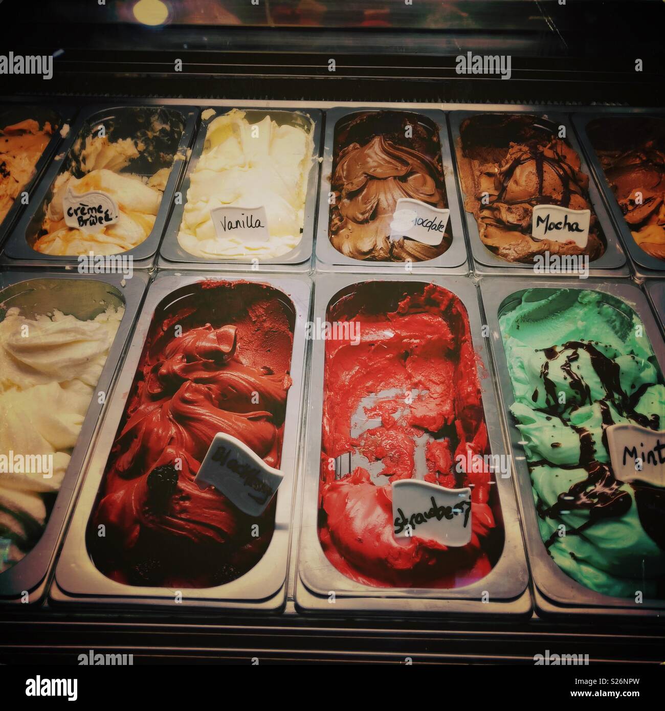 Gourmet ice cream Stock Photo - Alamy