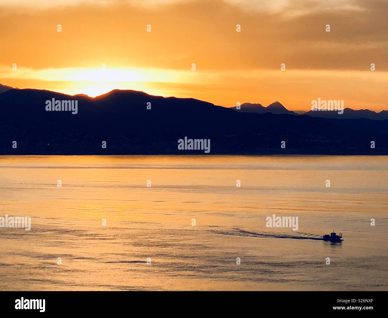 Sunrise in Spain Stock Photo - Alamy