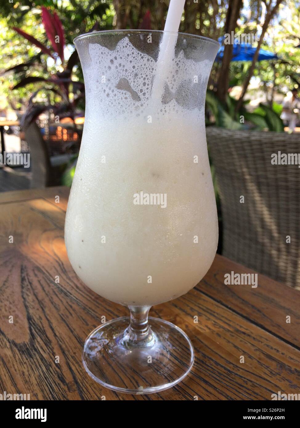 Lassi in glass with straw hi-res stock photography and images - Alamy