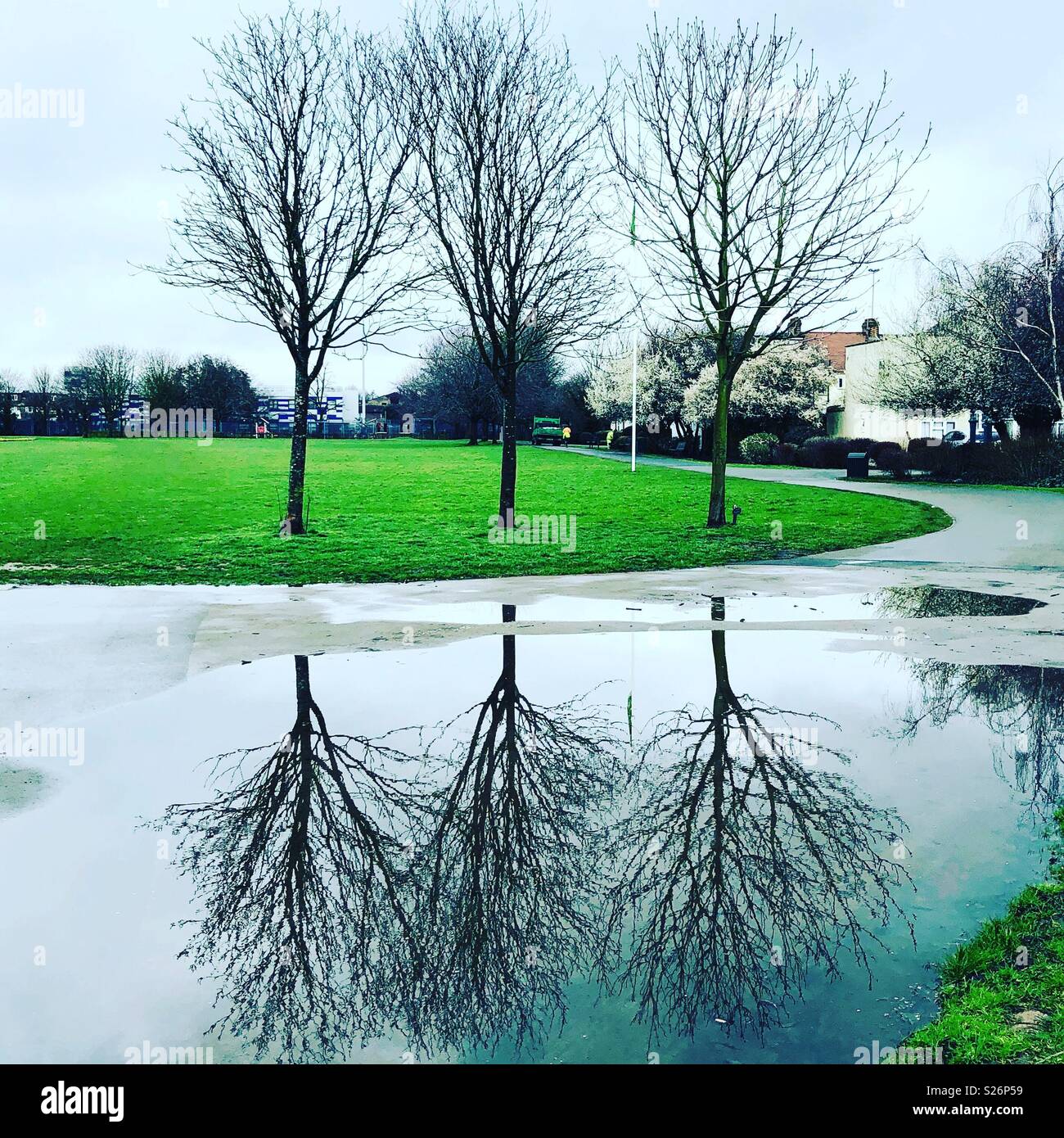 Rain puddles hi-res stock photography and images - Alamy