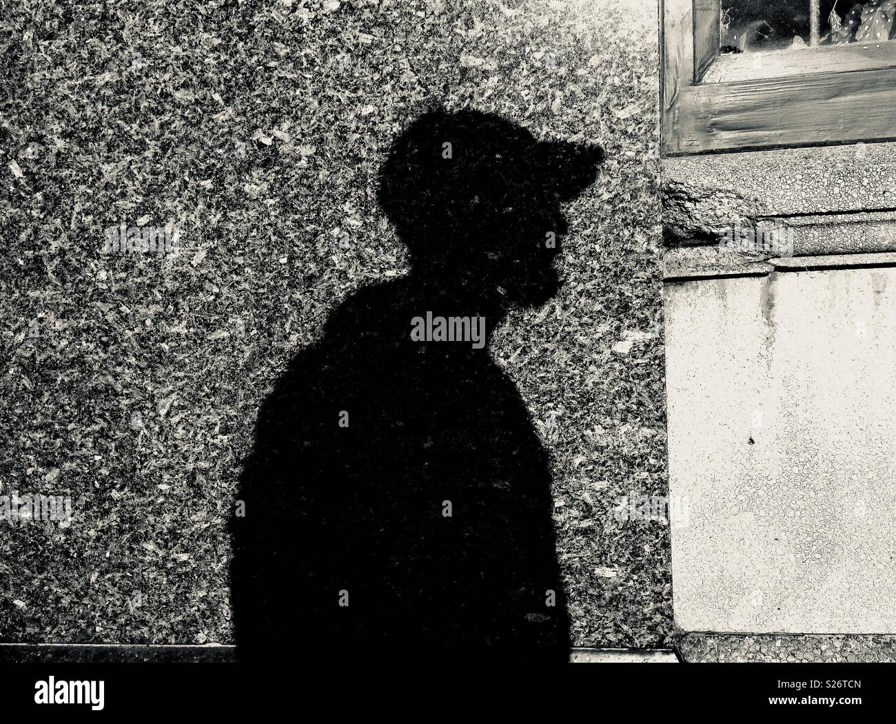 Shadow of a man Stock Photo - Alamy