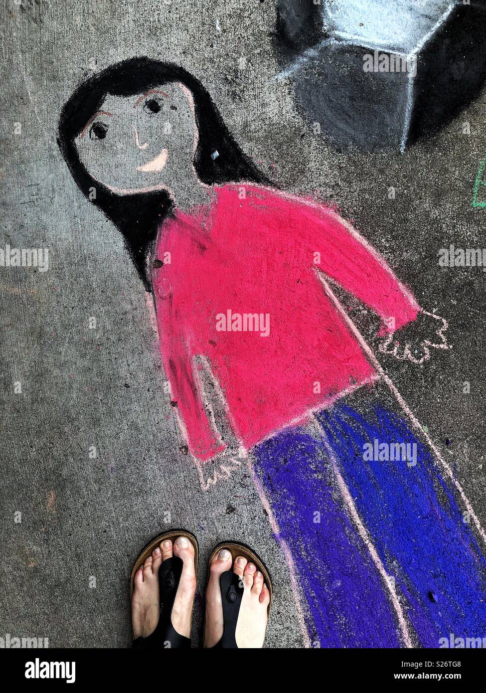 Childs feet portrait hi-res stock photography and images - Alamy