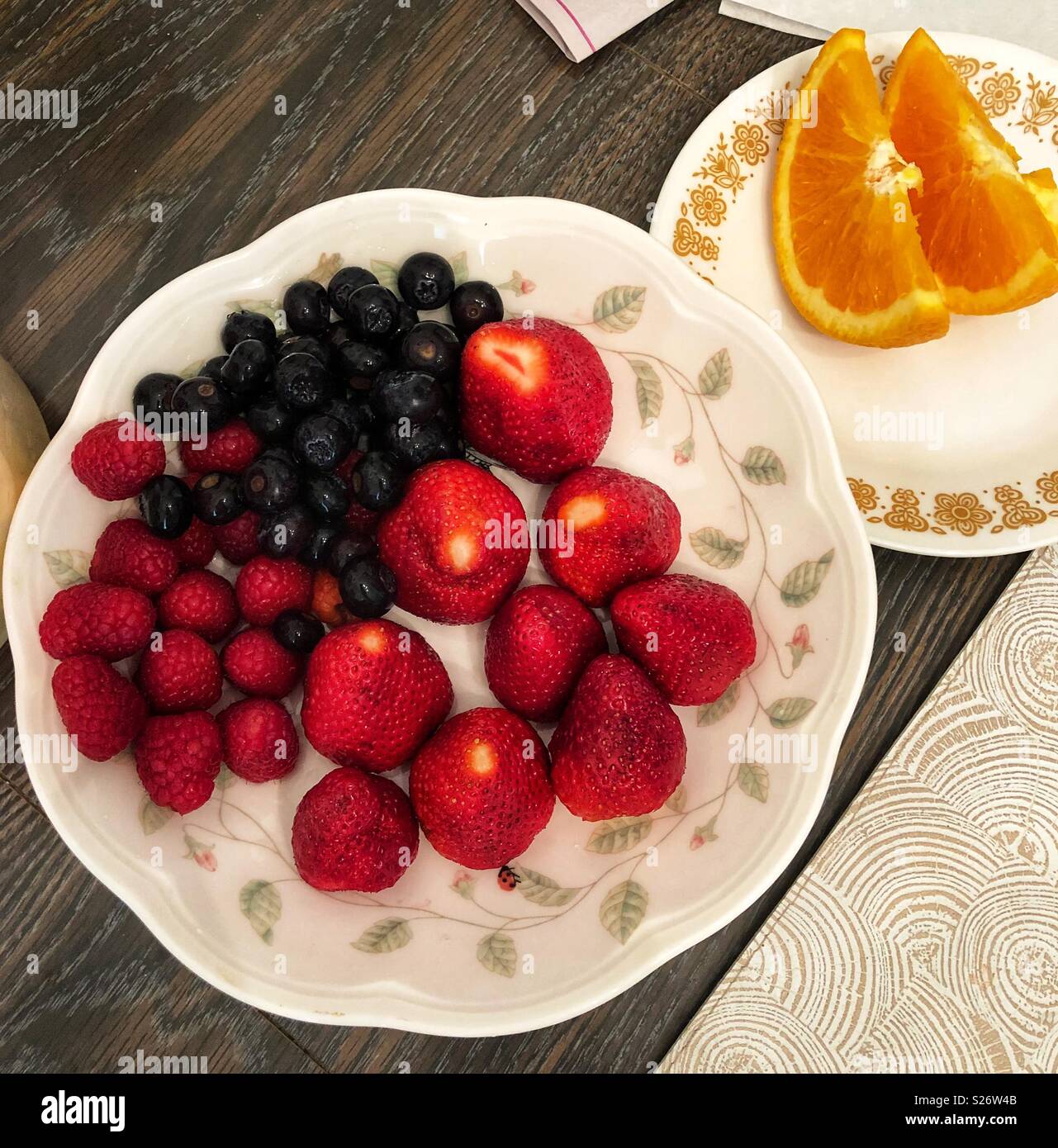 Breakfast is berryfast Stock Photo - Alamy