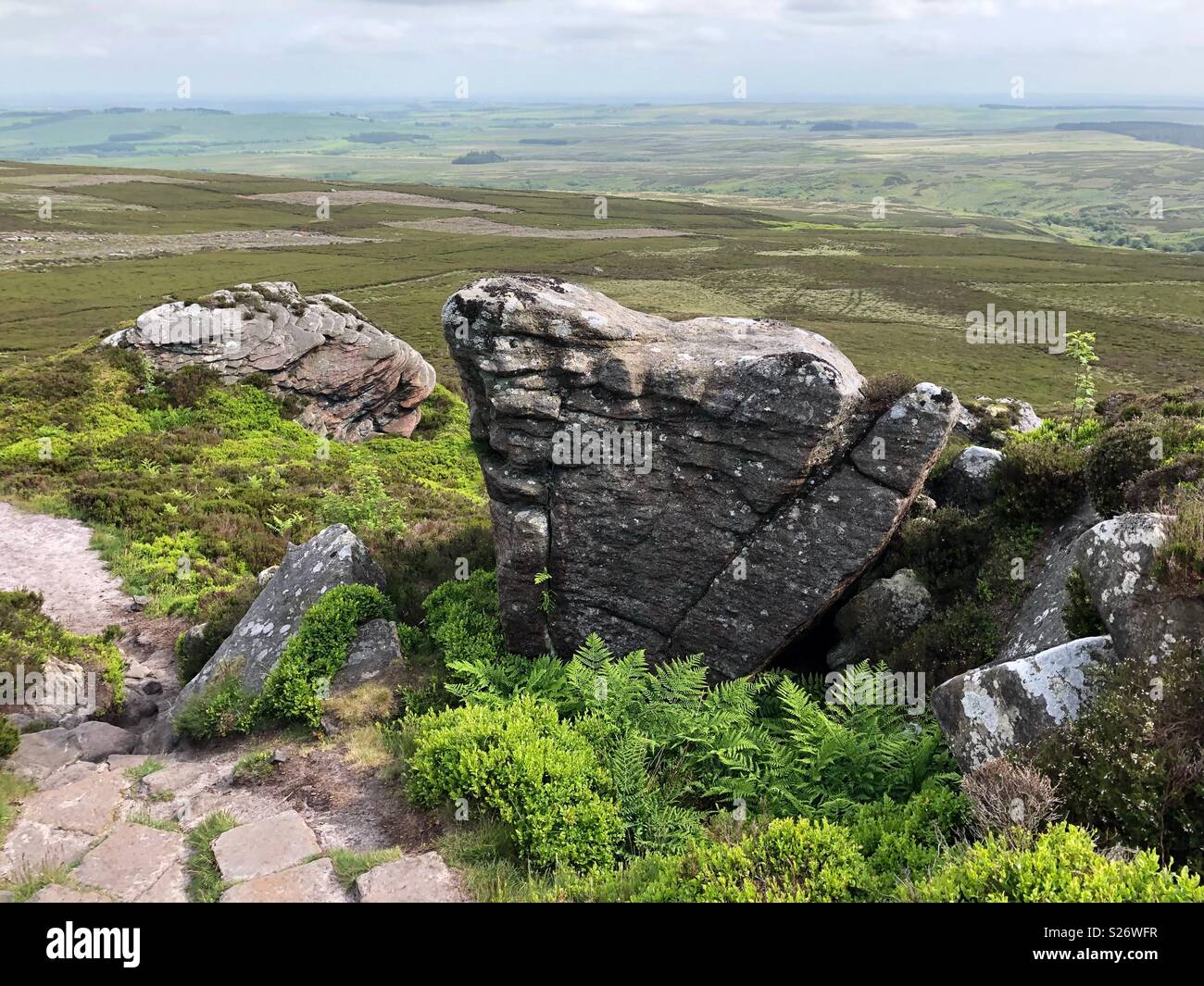 Simonside hills in northumberland hi-res stock photography and images ...