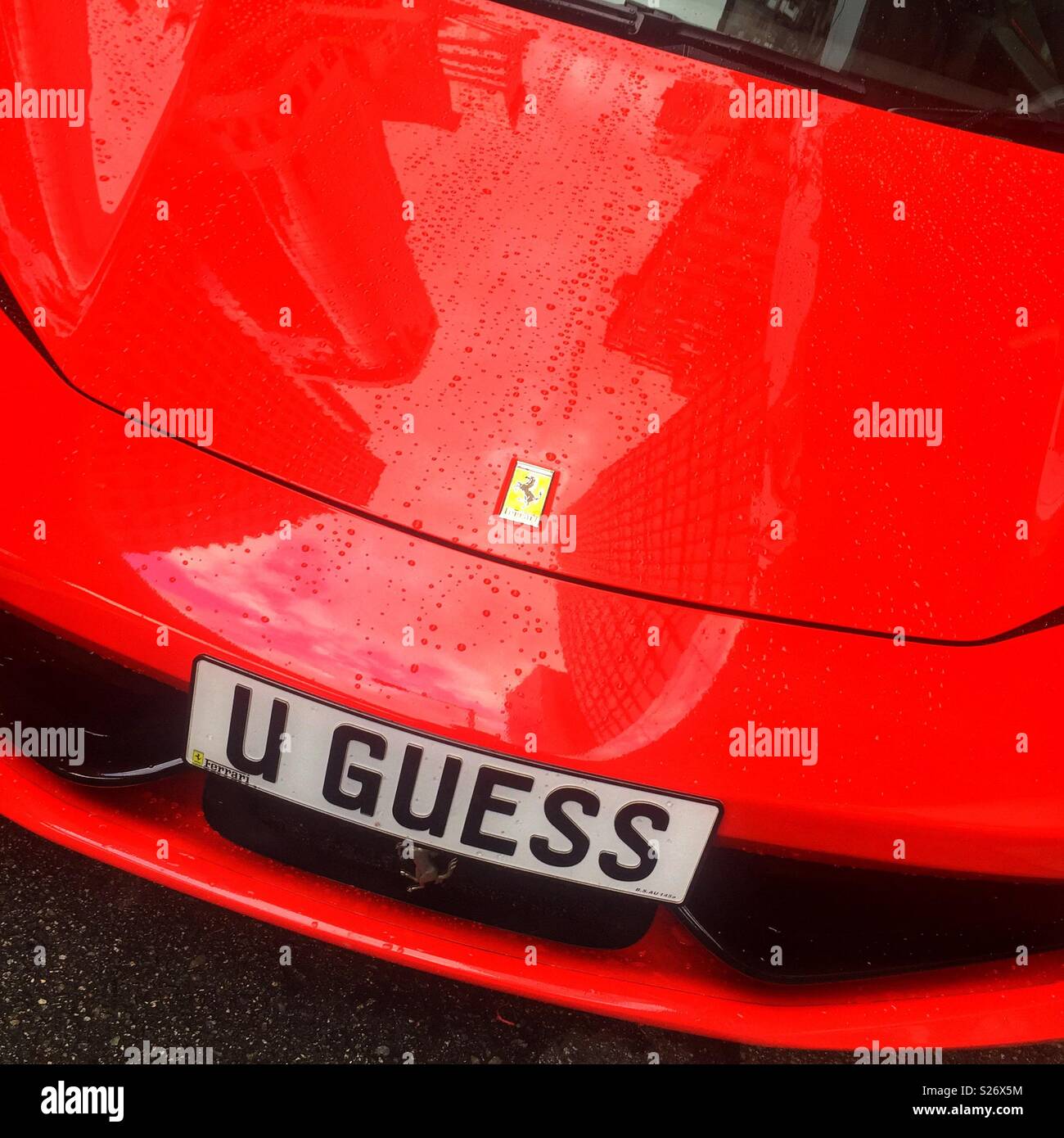 Ferrari 458 red bonnet hi-res stock photography and images - Alamy