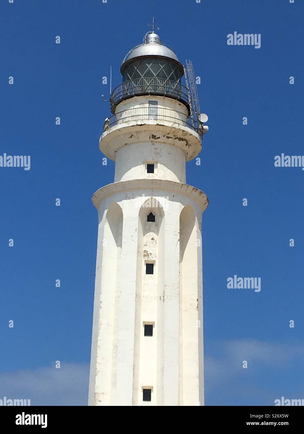 Lighthouse at Cape Trafalgar, Costa de La Luz, Spain Stock Photo - Alamy