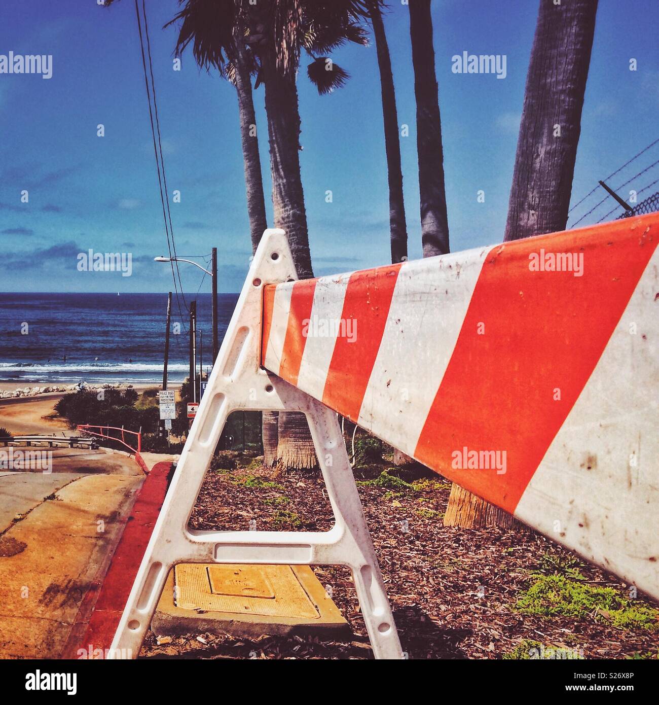 Traffic barricade hi-res stock photography and images - Alamy