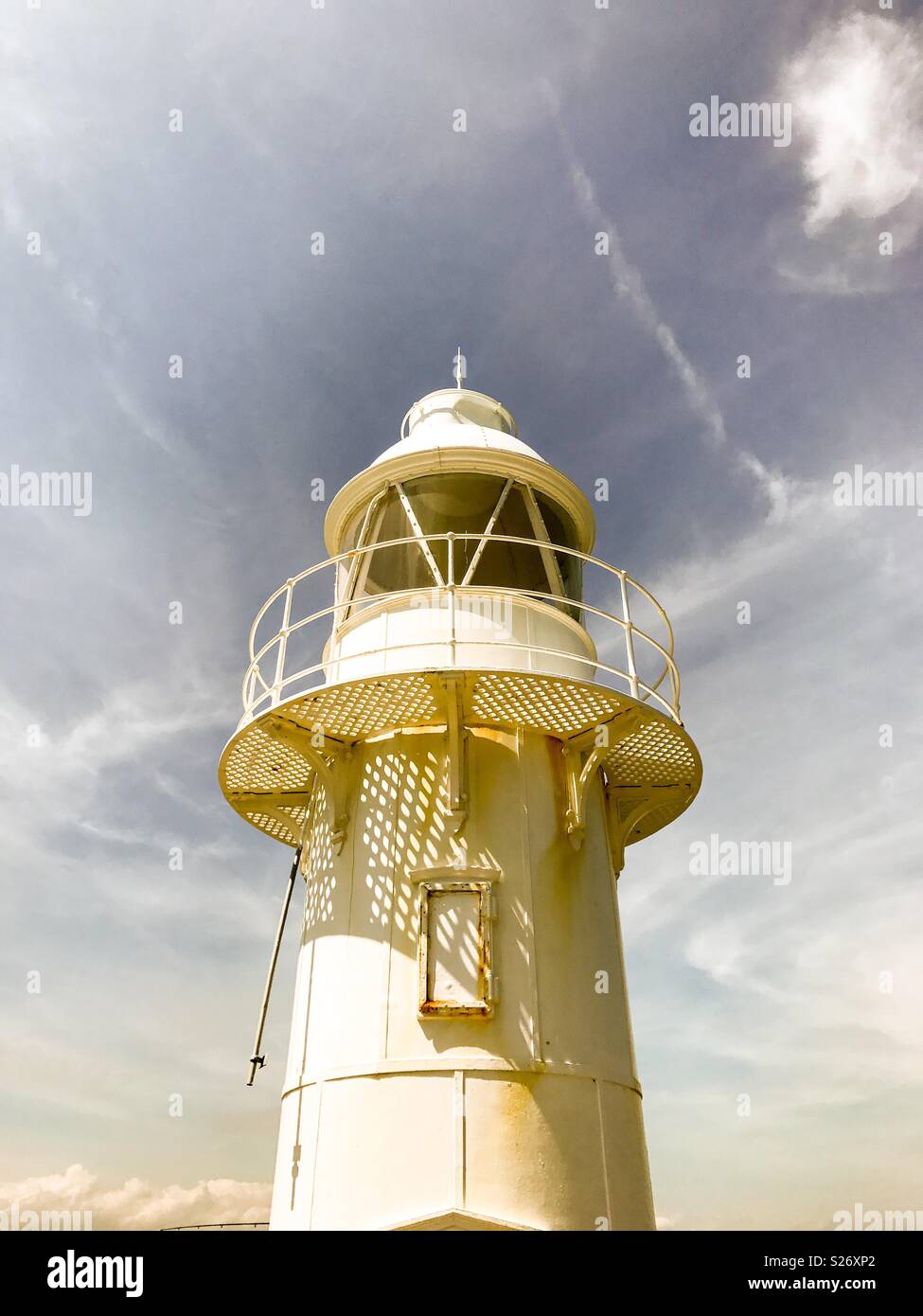 Lighthouse on the British coast Stock Photo - Alamy