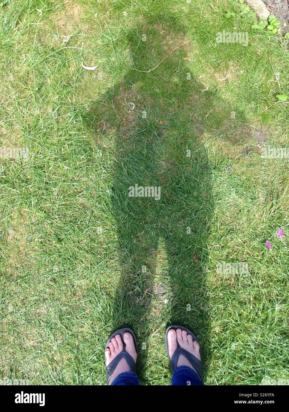 Feet shadow hi-res stock photography and images - Alamy