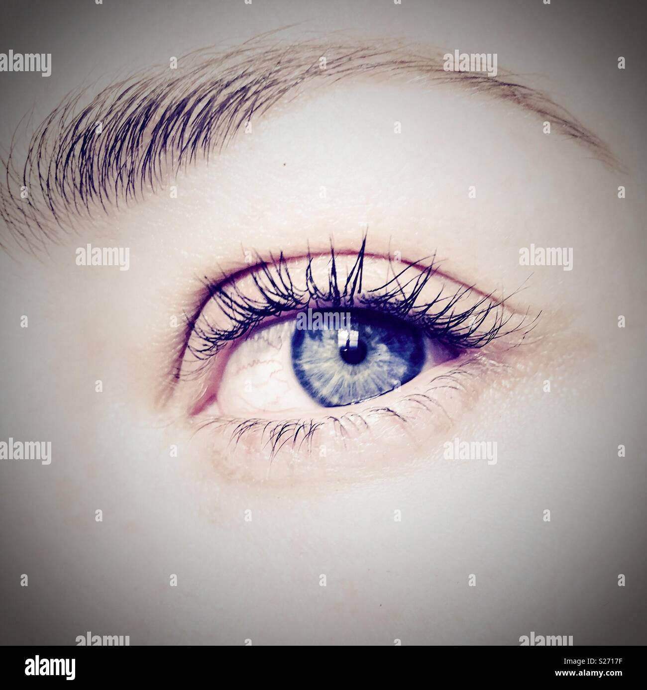 Pretty blue eye hi-res stock photography and images - Alamy