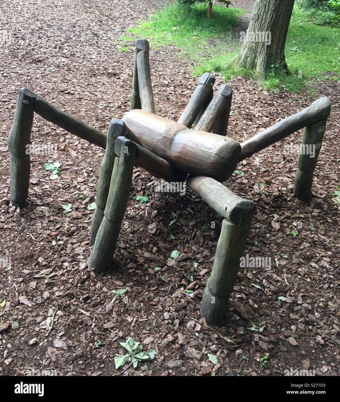 Giant wooden spider Stock Photo - Alamy