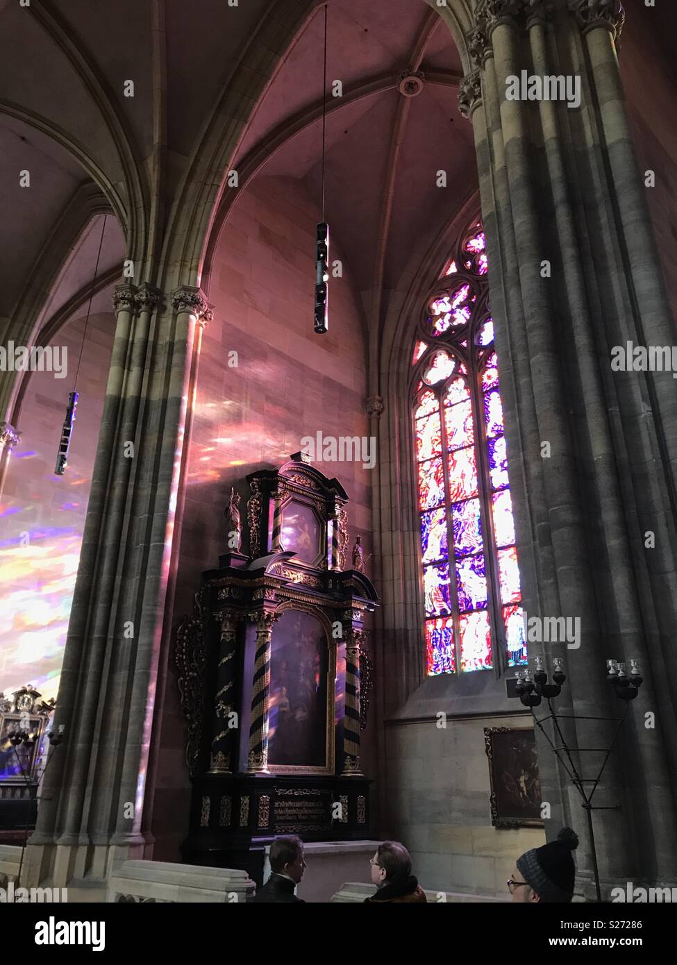Church sun light Stock Photo - Alamy