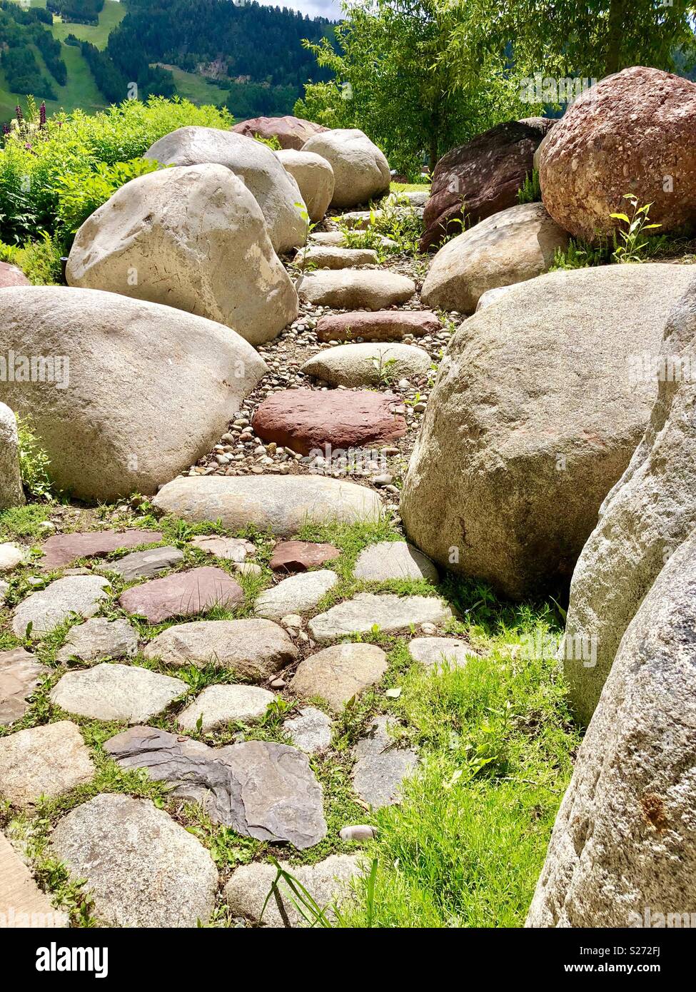Stones in pathway hi-res stock photography and images - Alamy